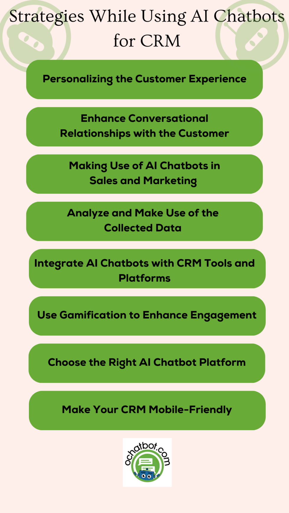 8 Ways to Create Effective Strategies for CRM Using AI Chatbots